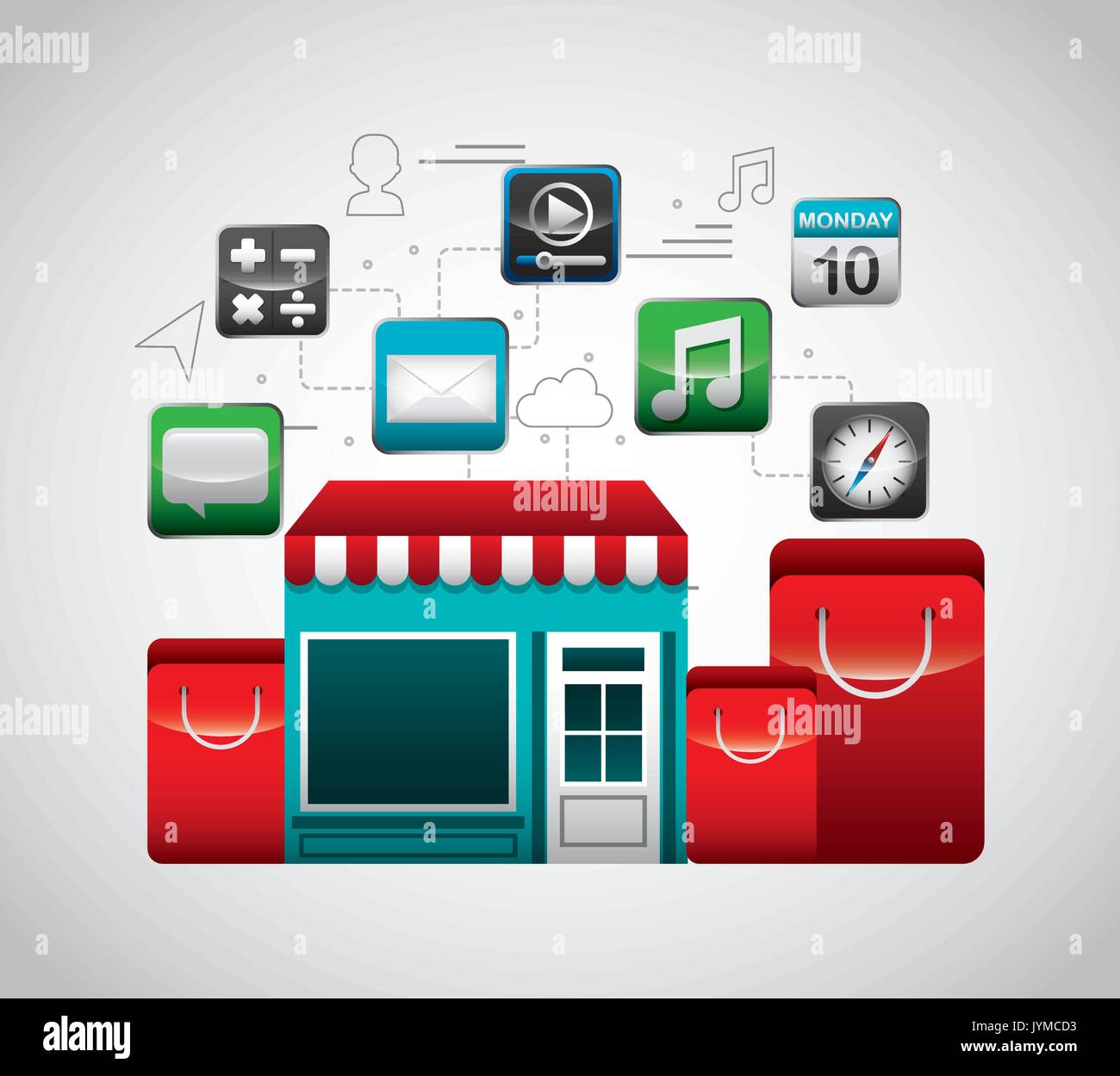 app store design vector illustration Stock Vector Image & Art - Alamy