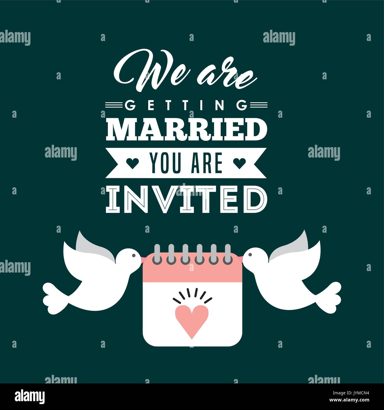 wedding invitation icon design Stock Vector Image & Art - Alamy
