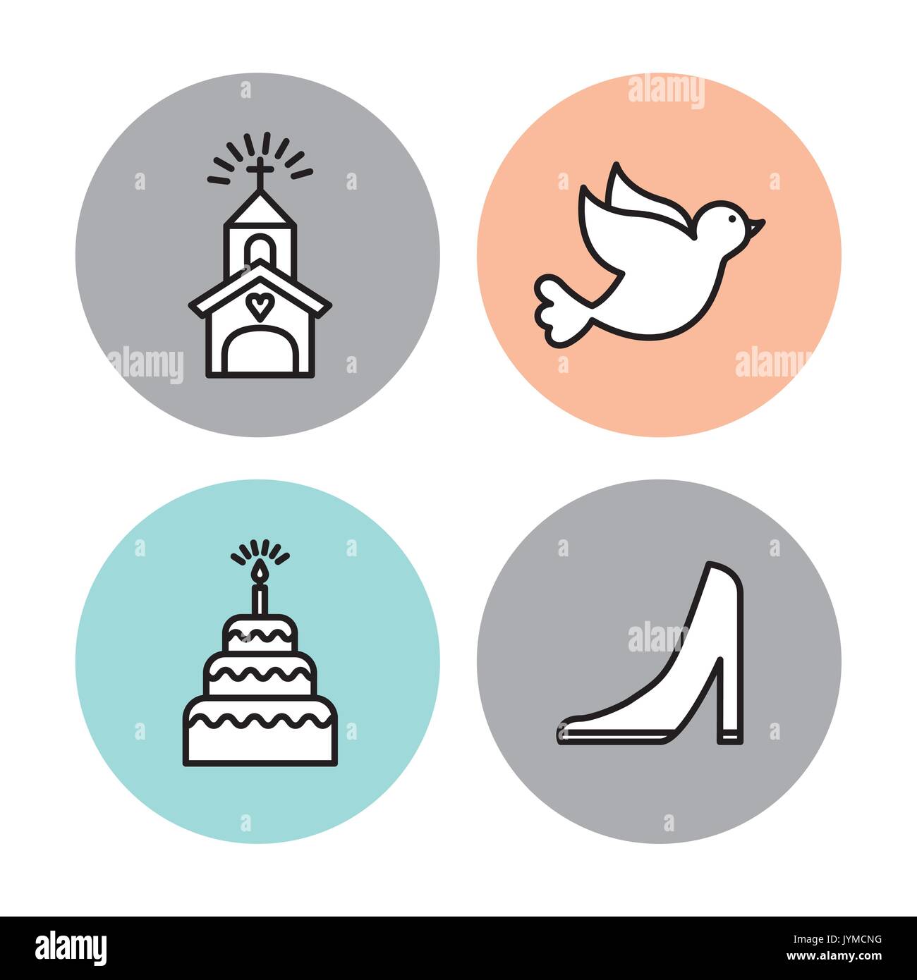 wedding invitation icon design Stock Vector Image & Art - Alamy