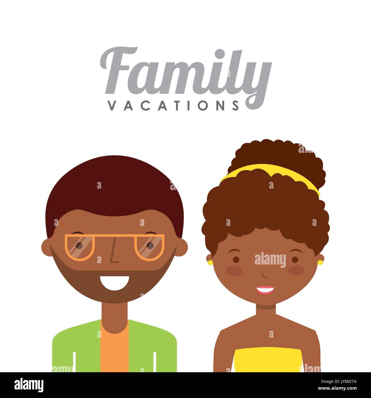 family on summer vacation design Stock Vector Image & Art - Alamy
