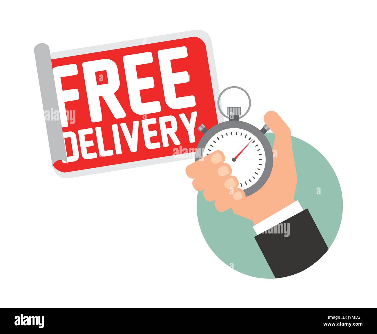 delivery service design Stock Vector Image & Art - Alamy