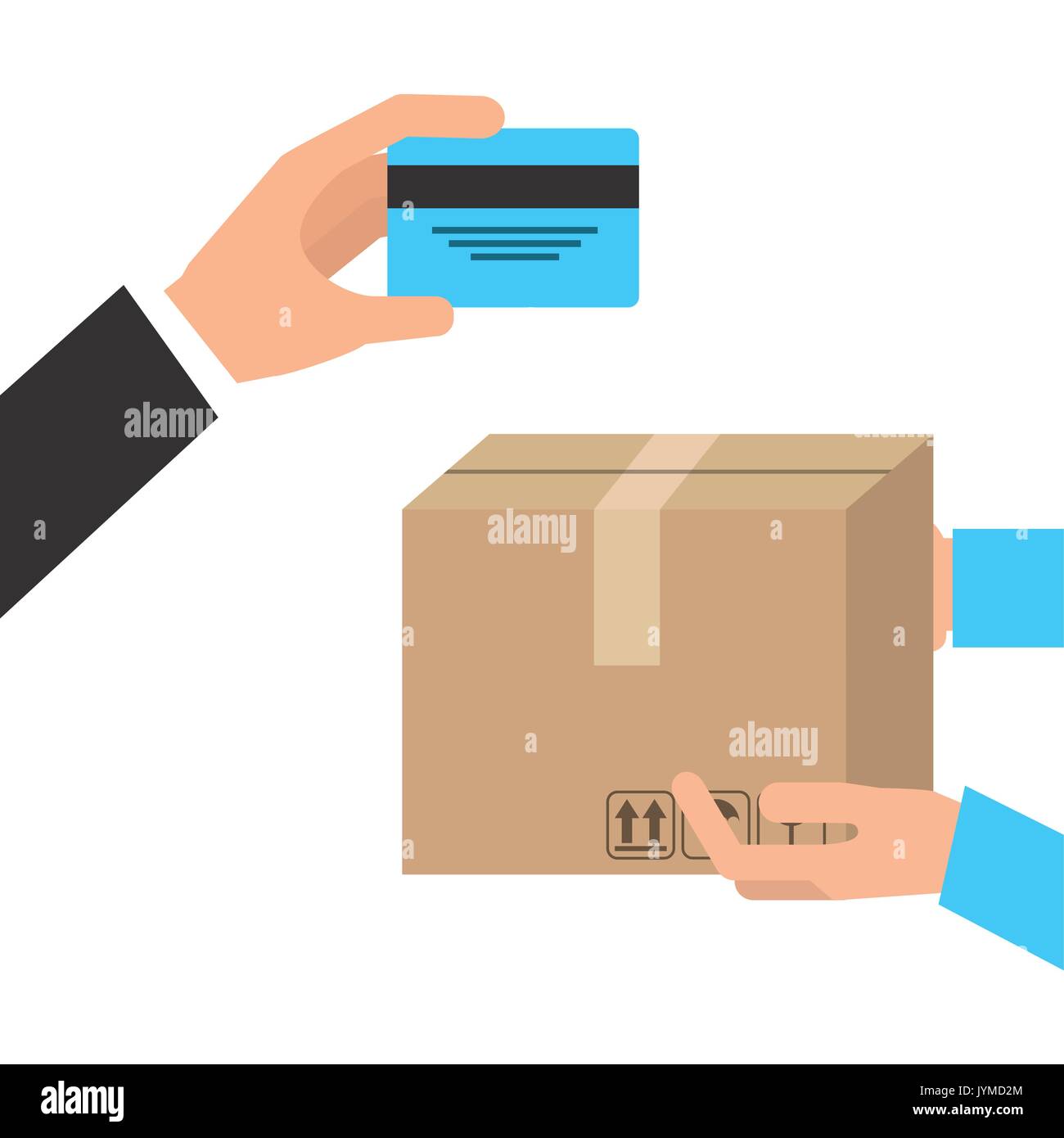 delivery service design Stock Vector Image & Art - Alamy