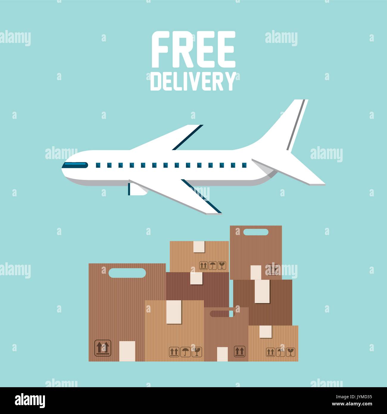 delivery service design Stock Vector Image & Art - Alamy