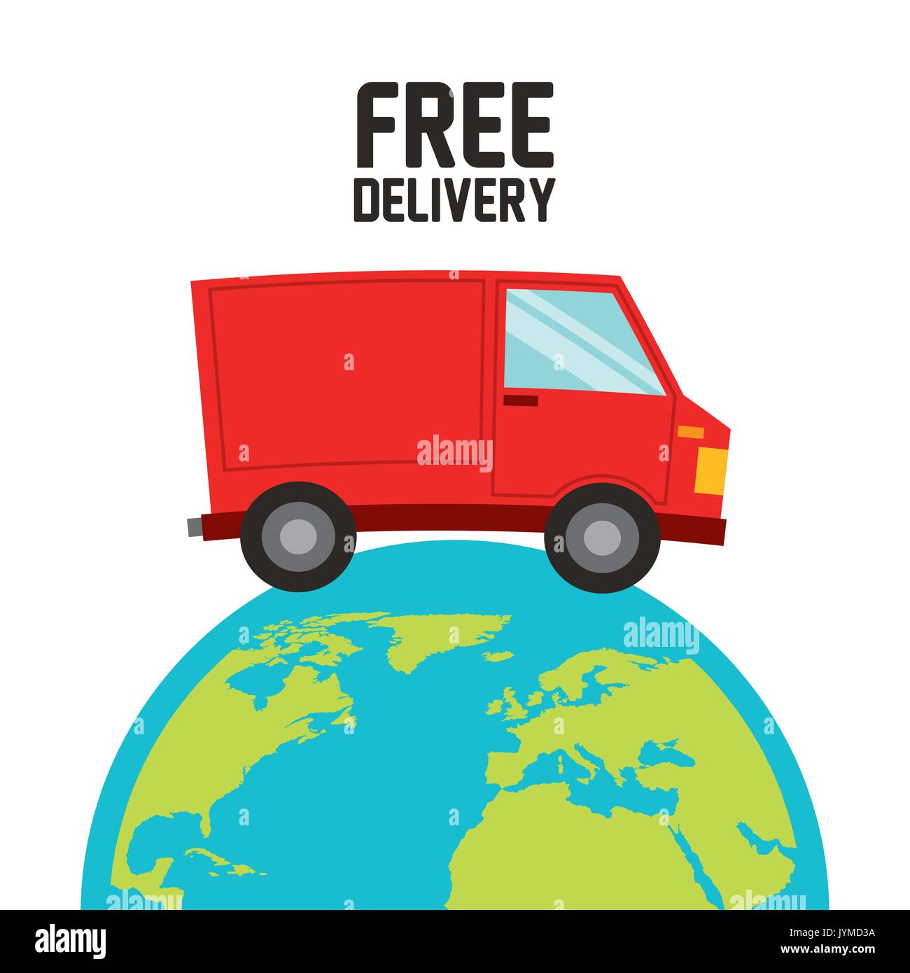 delivery service design Stock Vector Image & Art - Alamy