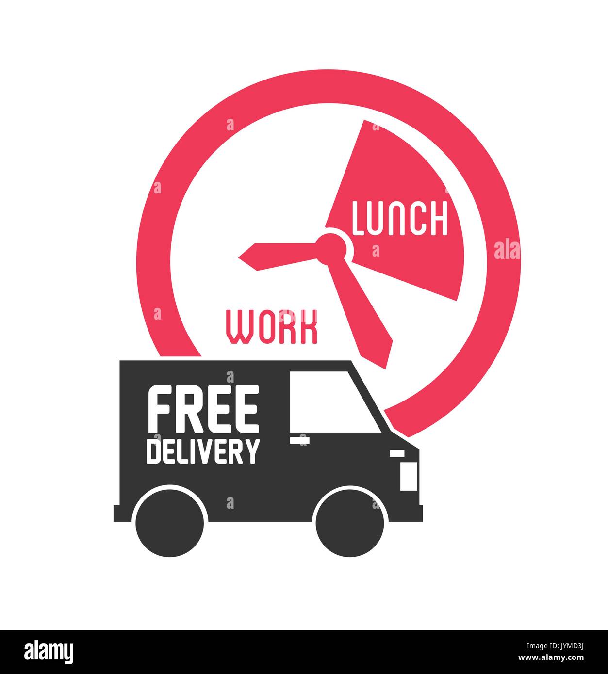 delivery service design Stock Vector Image & Art - Alamy