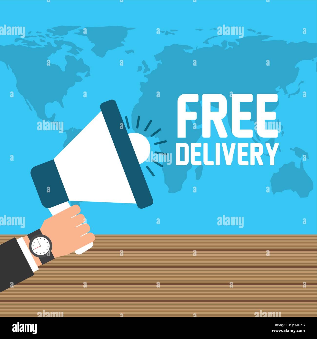 delivery service design Stock Vector Image & Art - Alamy
