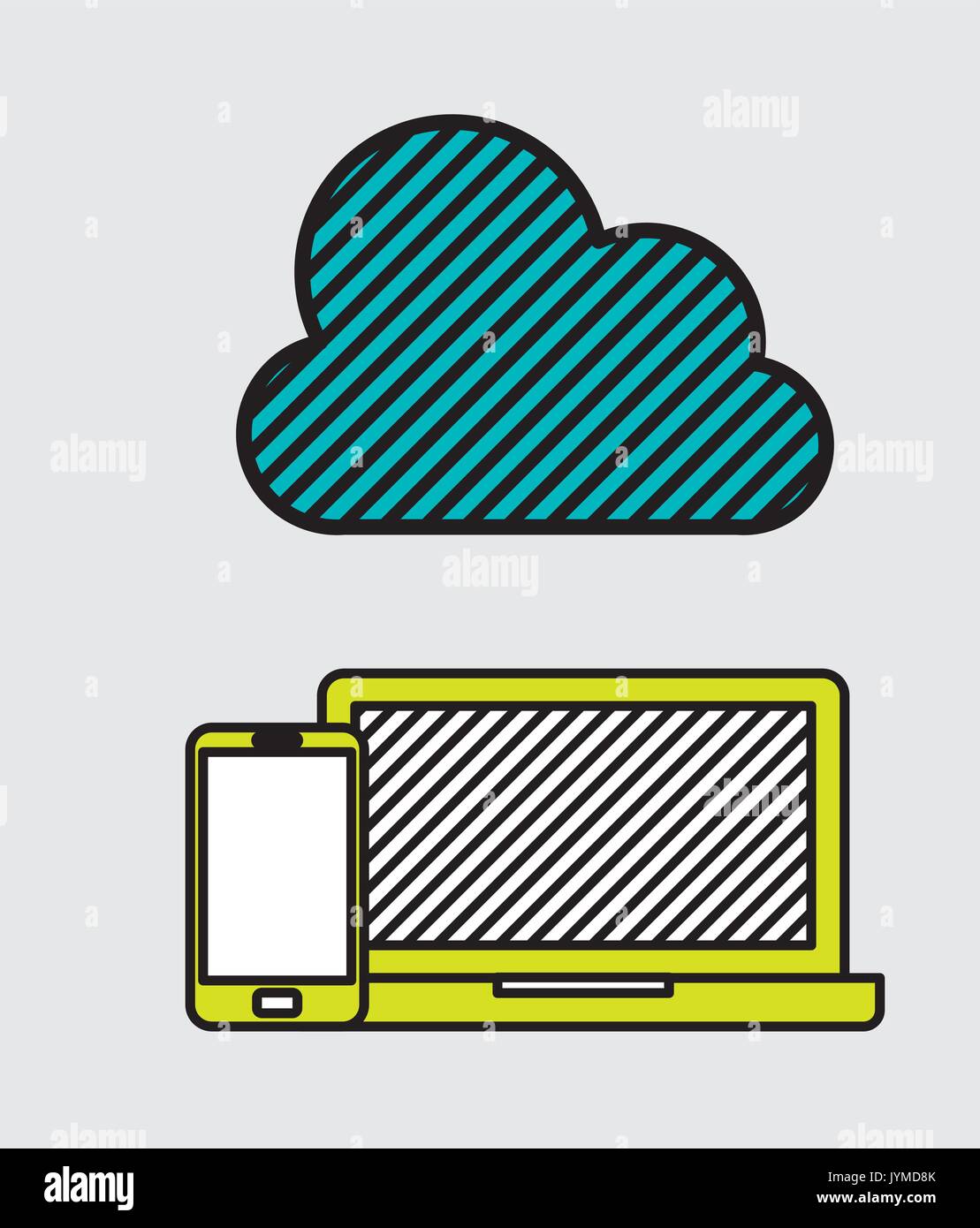 mobile technology design Stock Vector Image & Art - Alamy