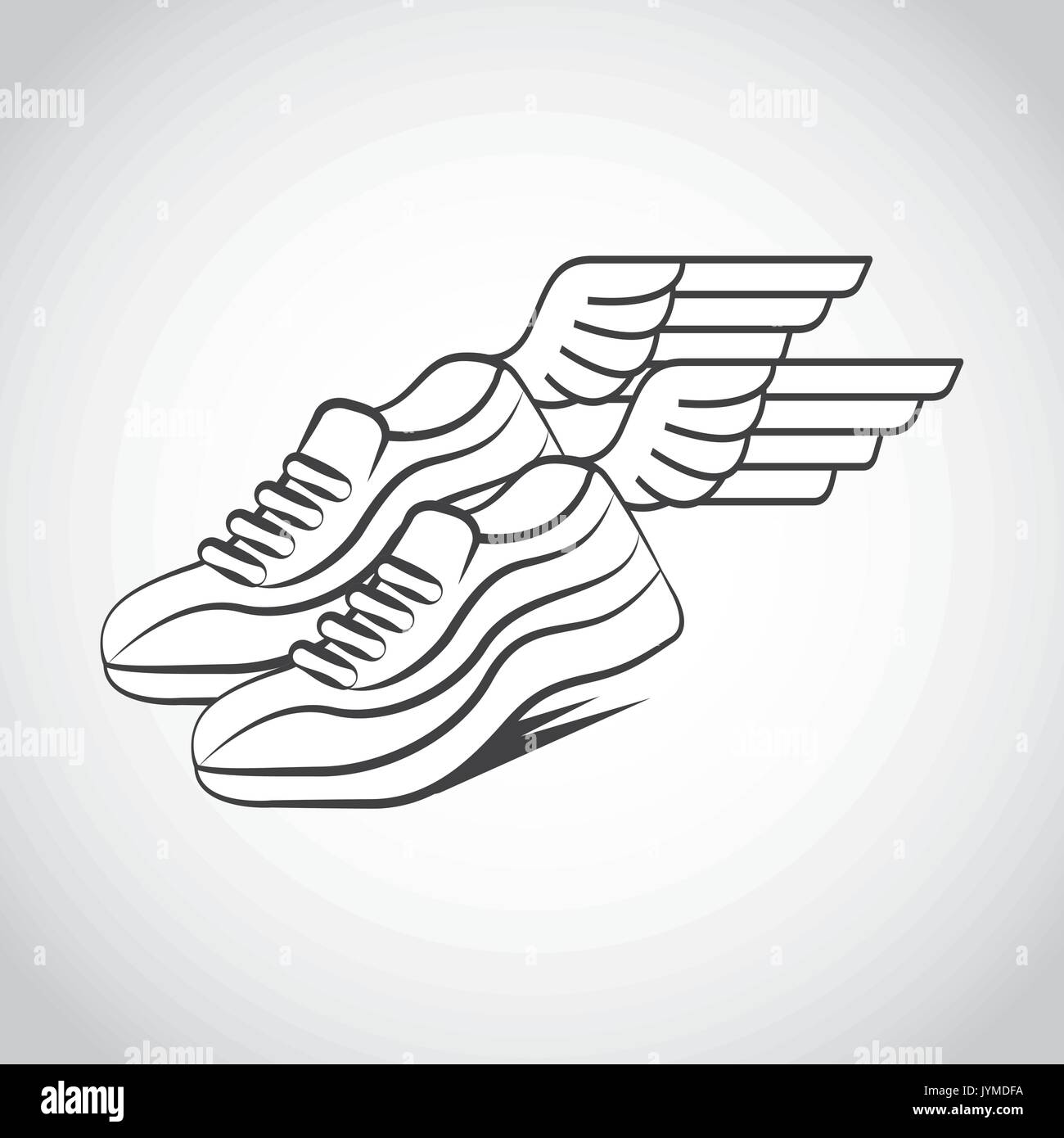 Runner shoes design Stock Vector Image & Art - Alamy