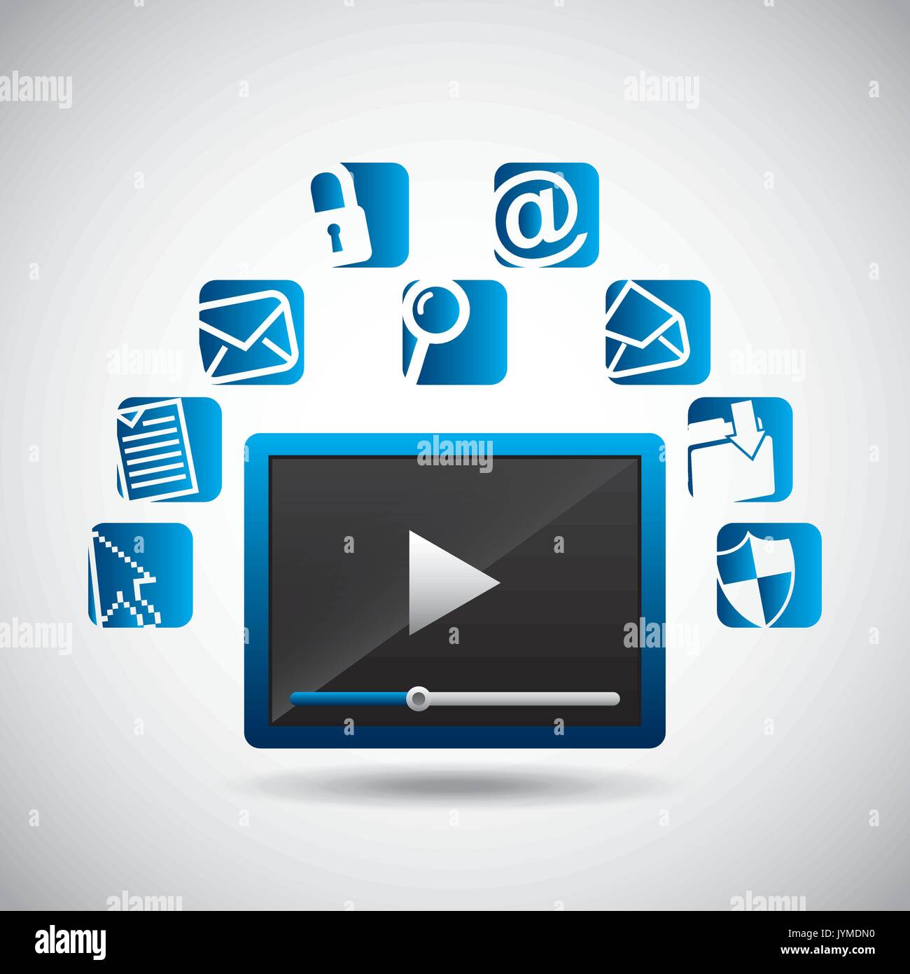 social media design Stock Vector Image & Art - Alamy