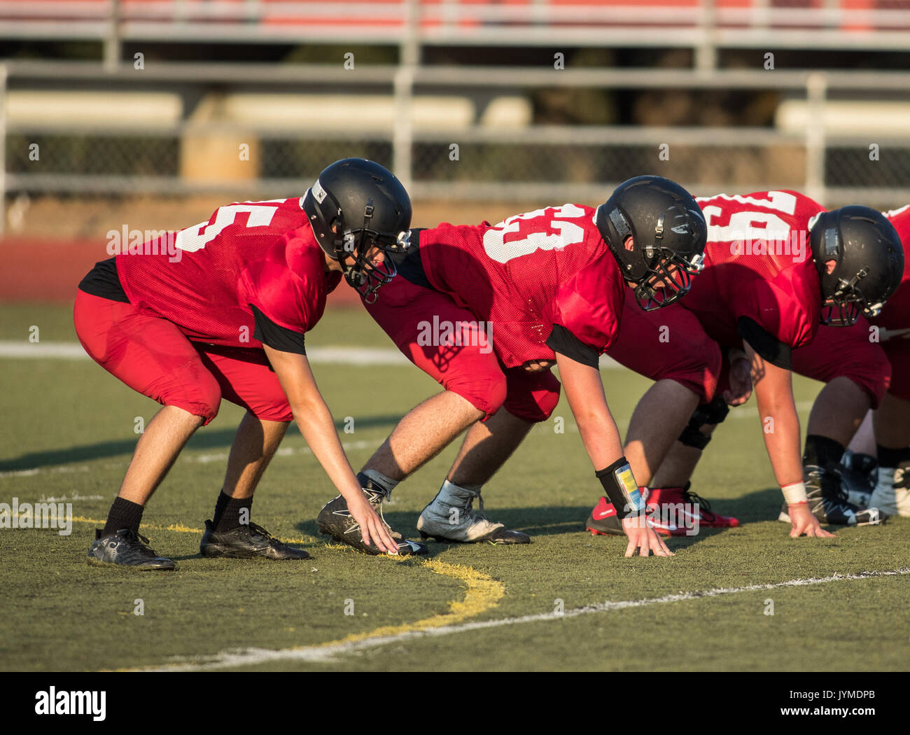 Football action with Shasta vs. Foothill High School in Palo Cedro ...