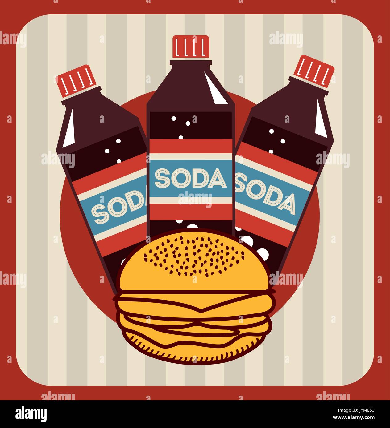 fast food and soda design Stock Vector Image & Art - Alamy