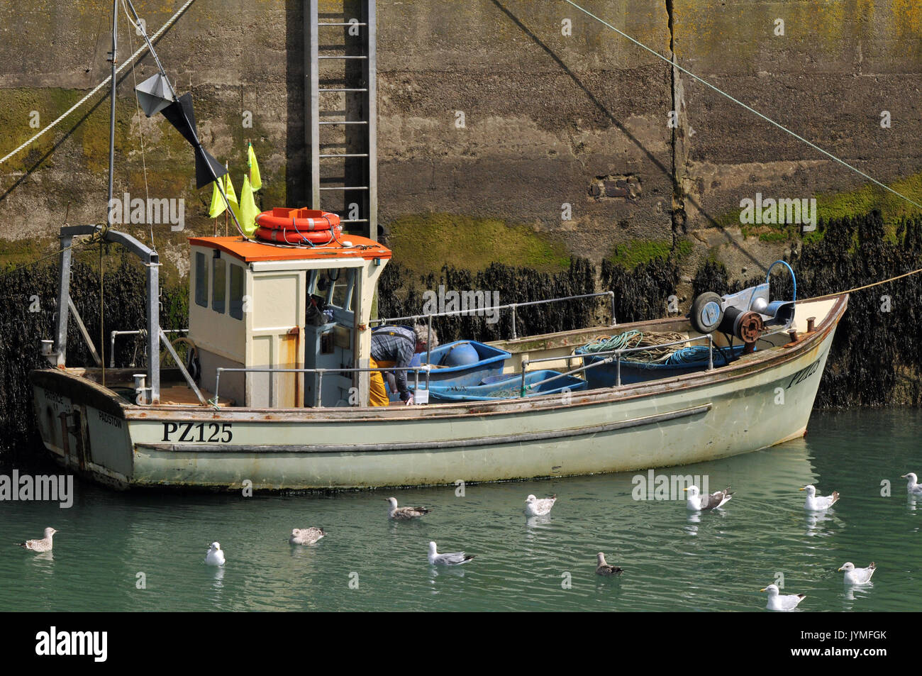 Cornish trawlermen hi-res stock photography and images - Alamy
