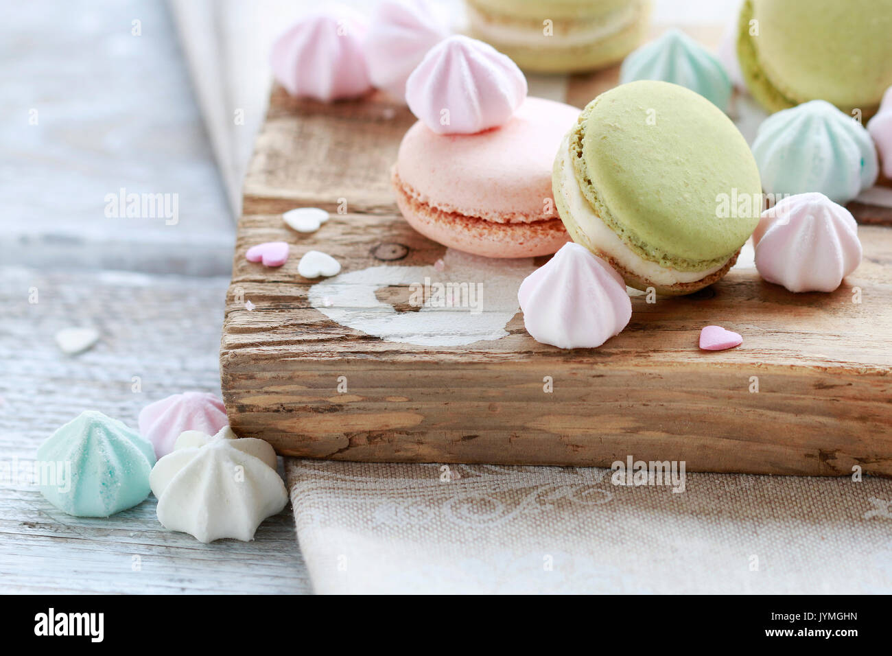 French macarons beautiful macaroons hi-res stock photography and images ...