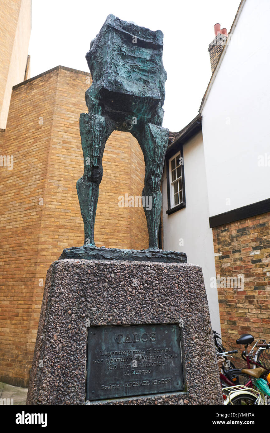 Statue Of Talos Legendary Man Of Bronze By Sculptor Michael Ayrton ...