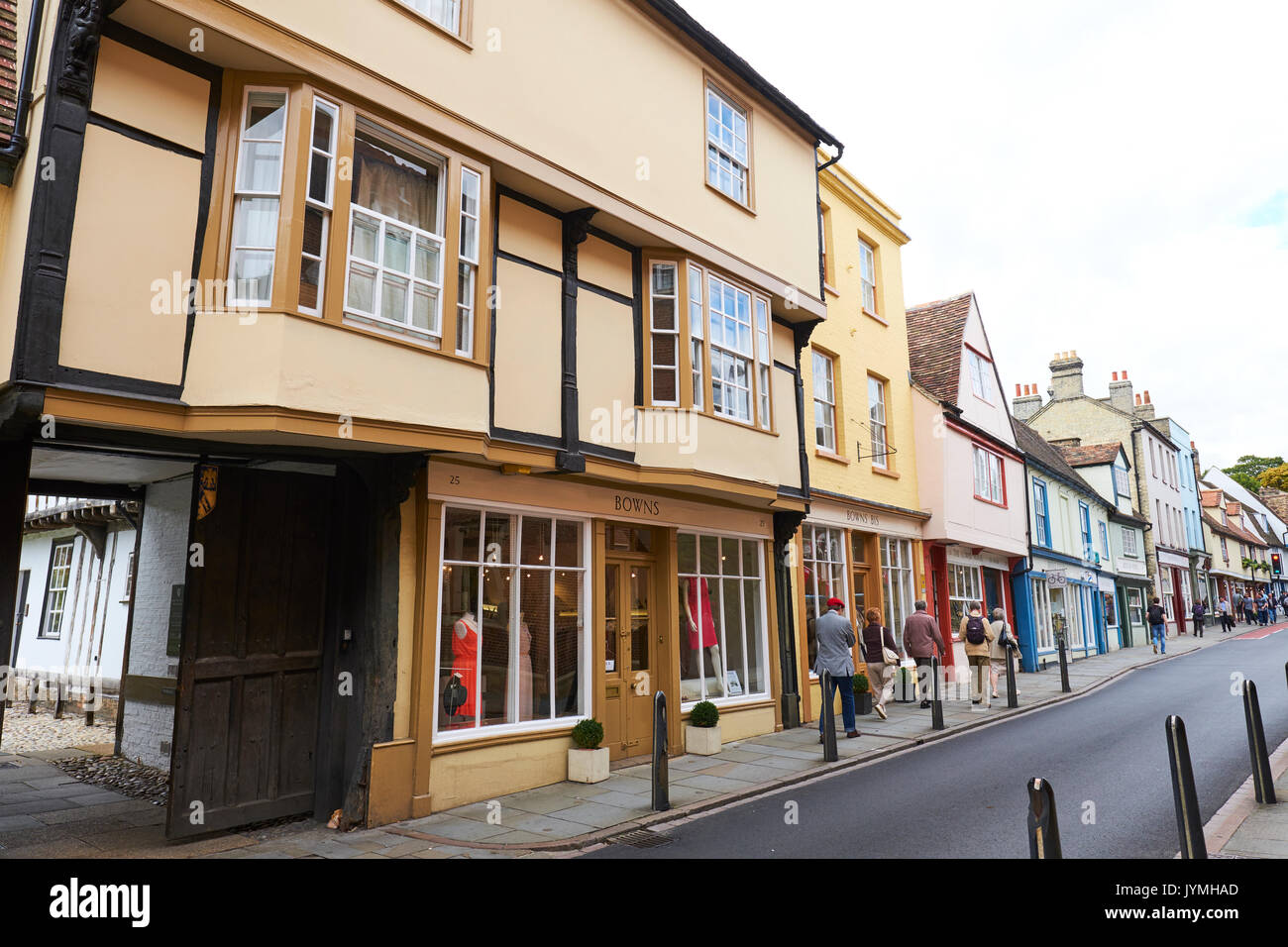 Shops Along Magdalene Street, Cambridge, UK Stock Photo - Alamy