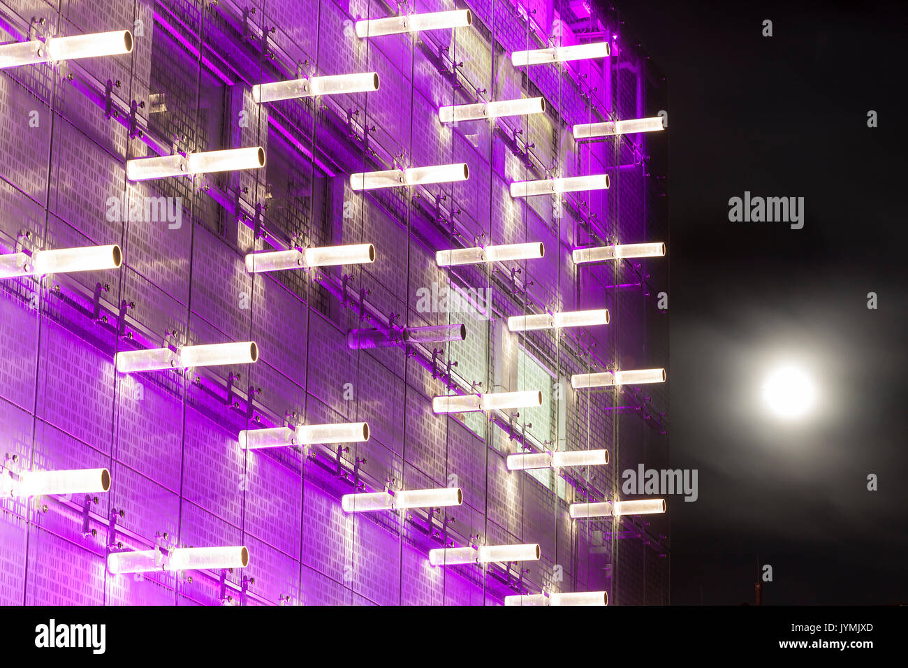 Architecture in the moonlight Stock Photo - Alamy