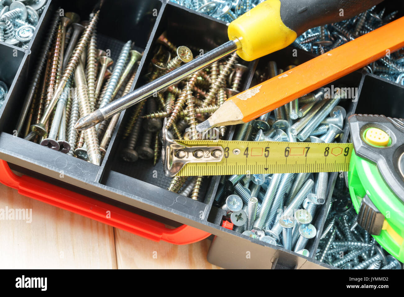 Storage box screws hi-res stock photography and images - Alamy