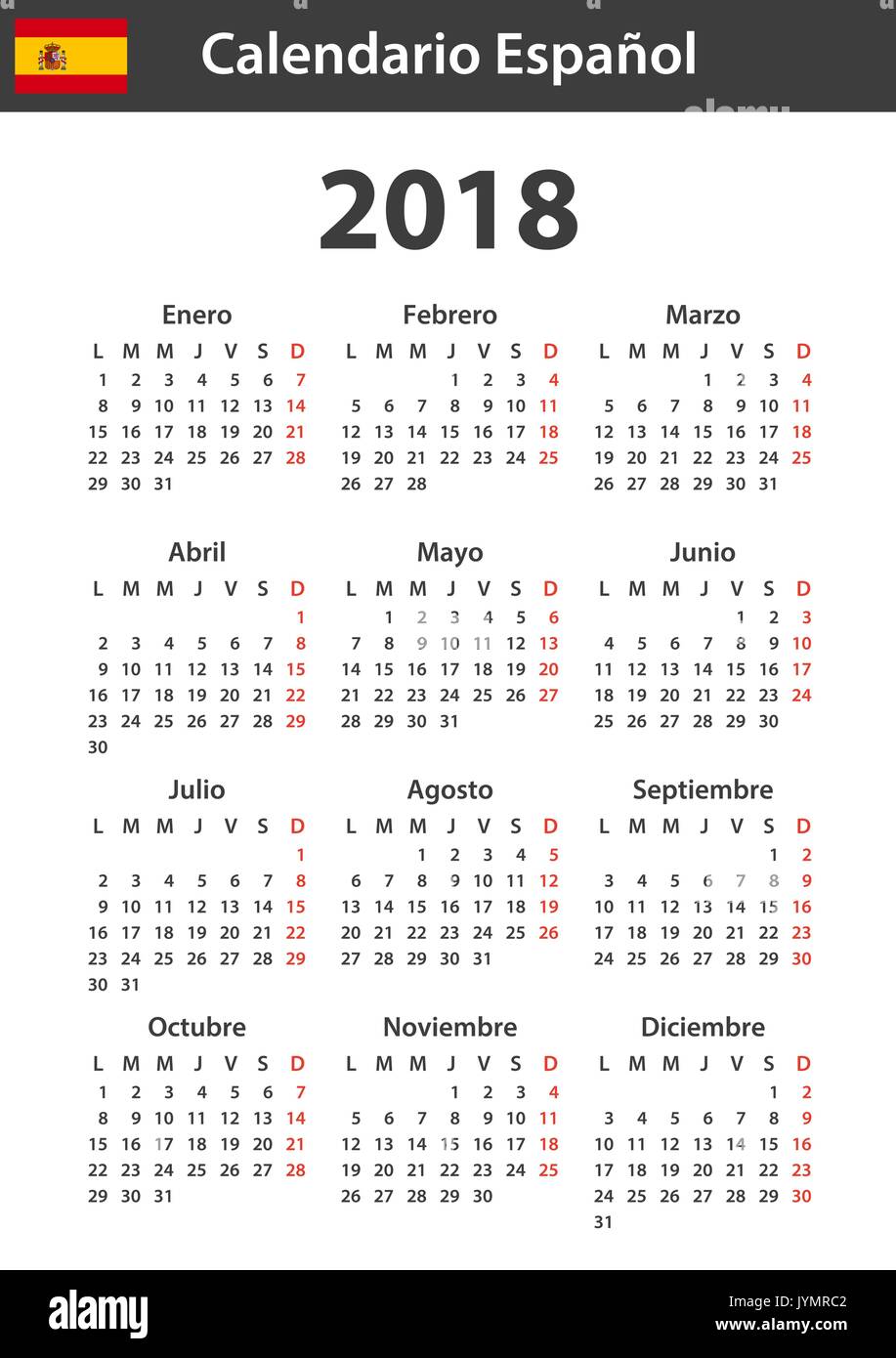 Spanish daily planner hi-res stock photography and images - Alamy