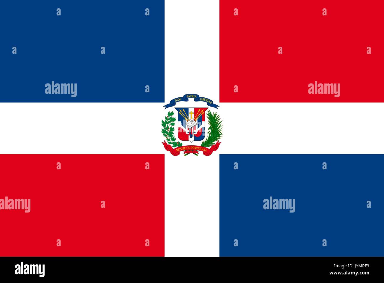 Flag of Dominican Republic Stock Vector Image & Art - Alamy