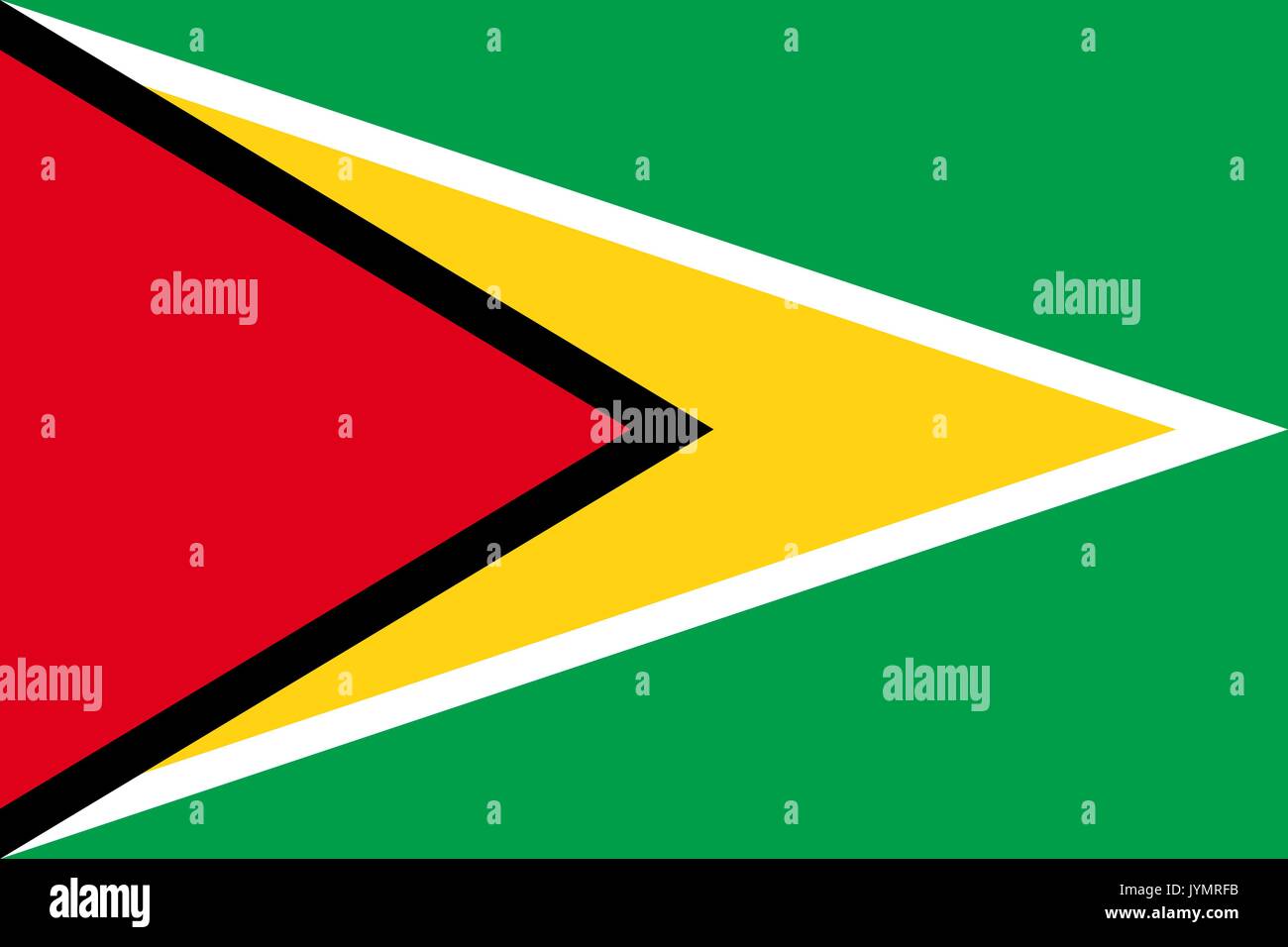 Flag of Guyana Stock Vector Image & Art - Alamy