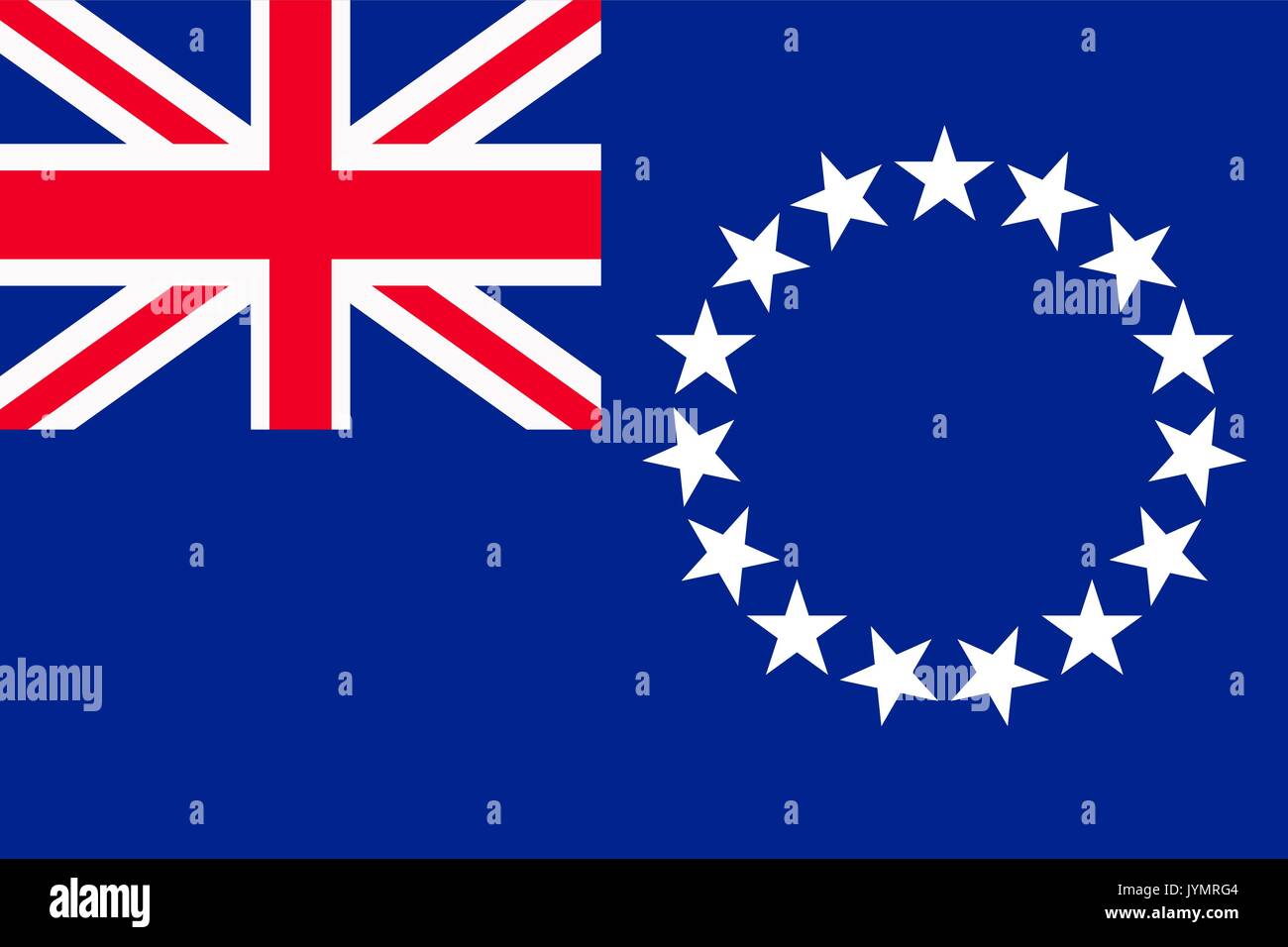 Flag of the Cook Islands Stock Vector Image & Art - Alamy