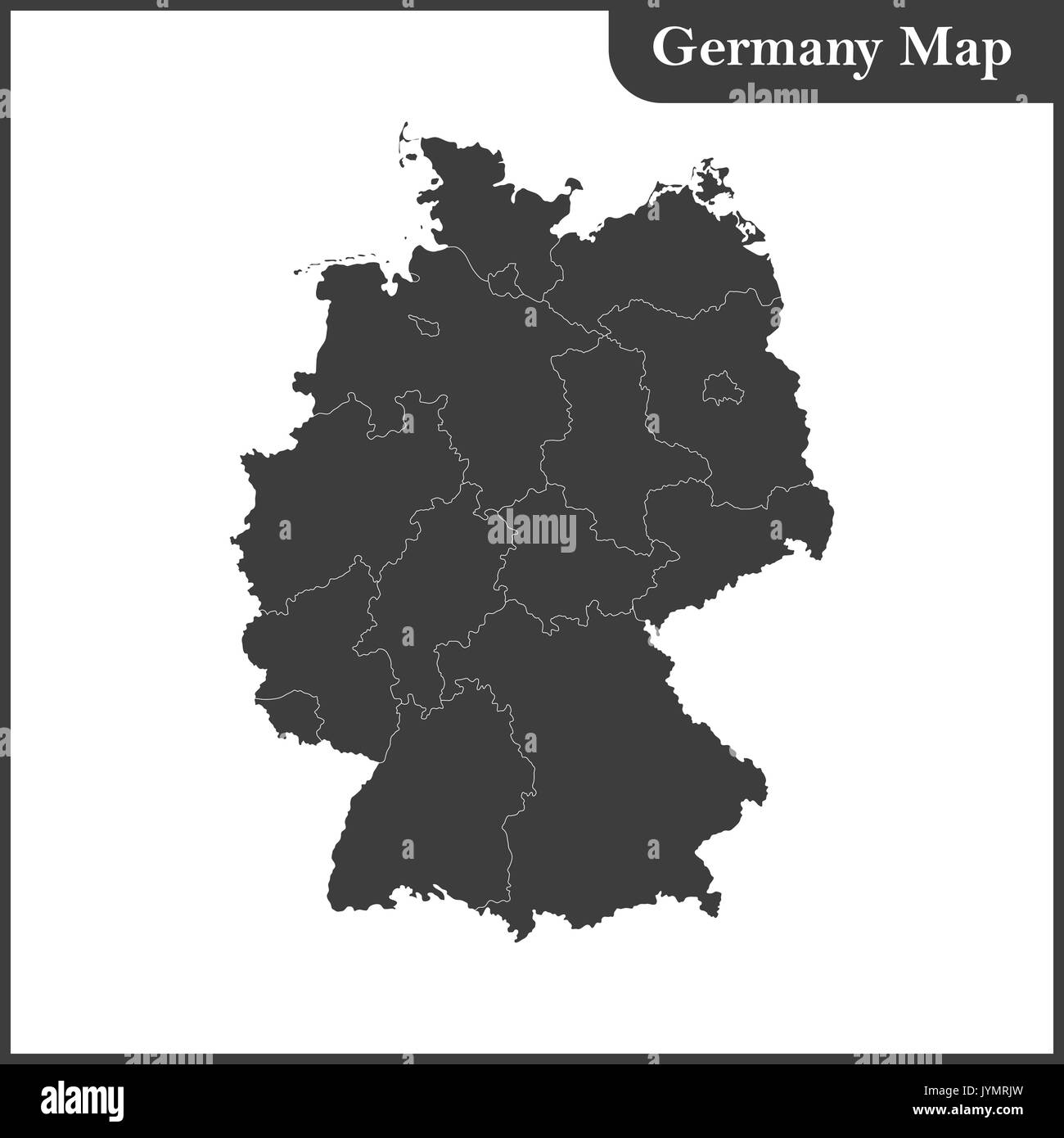 Administrative map germany division hi-res stock photography and images ...