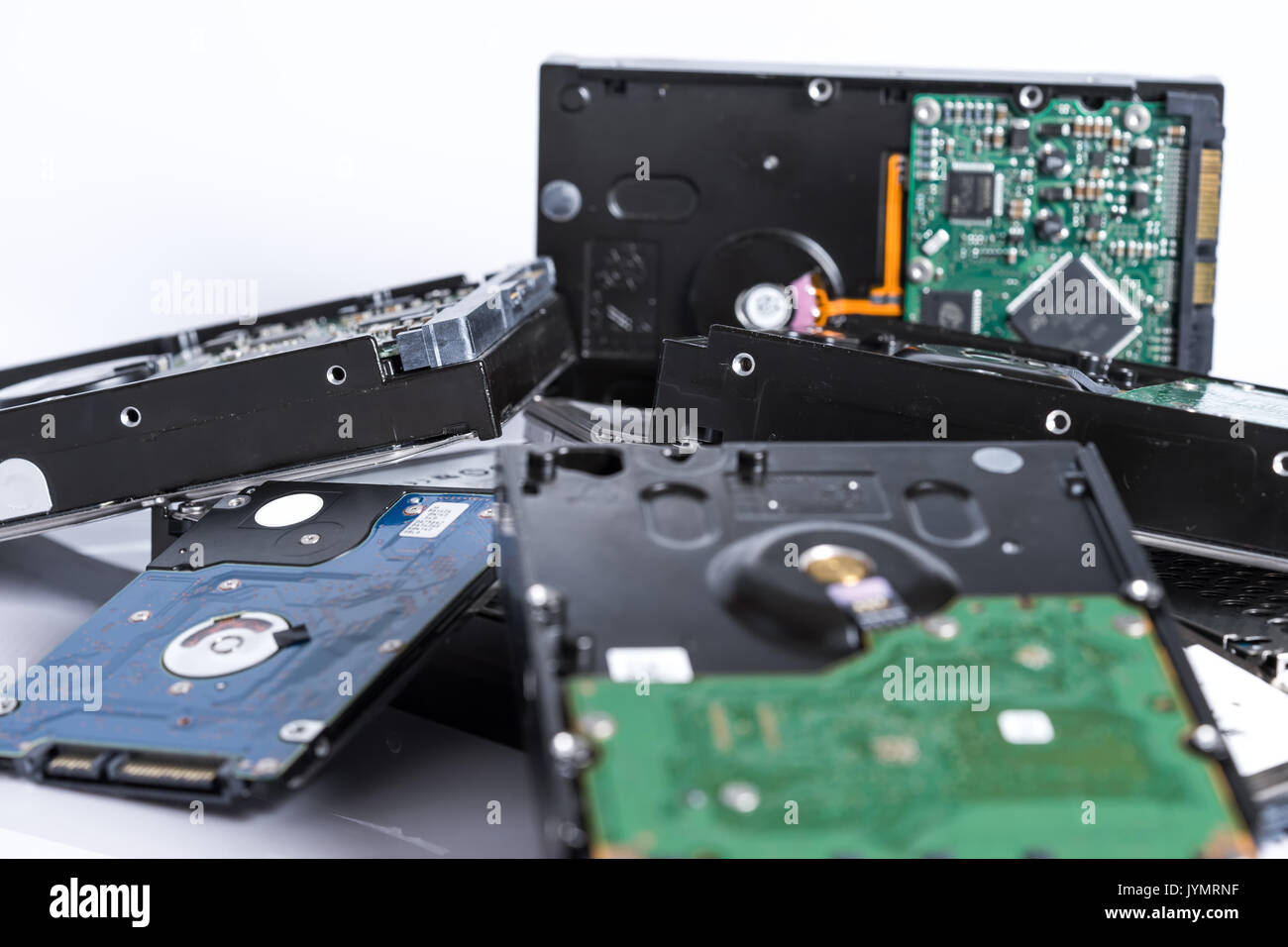 Stack old hard disk drive hi-res stock photography and images - Alamy