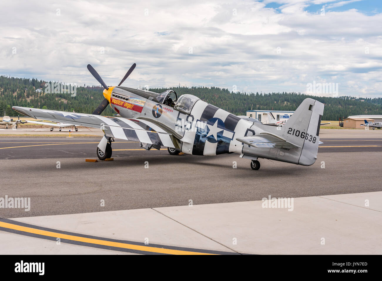 North American Aviation P-51 Mustang Stock Photo - Alamy
