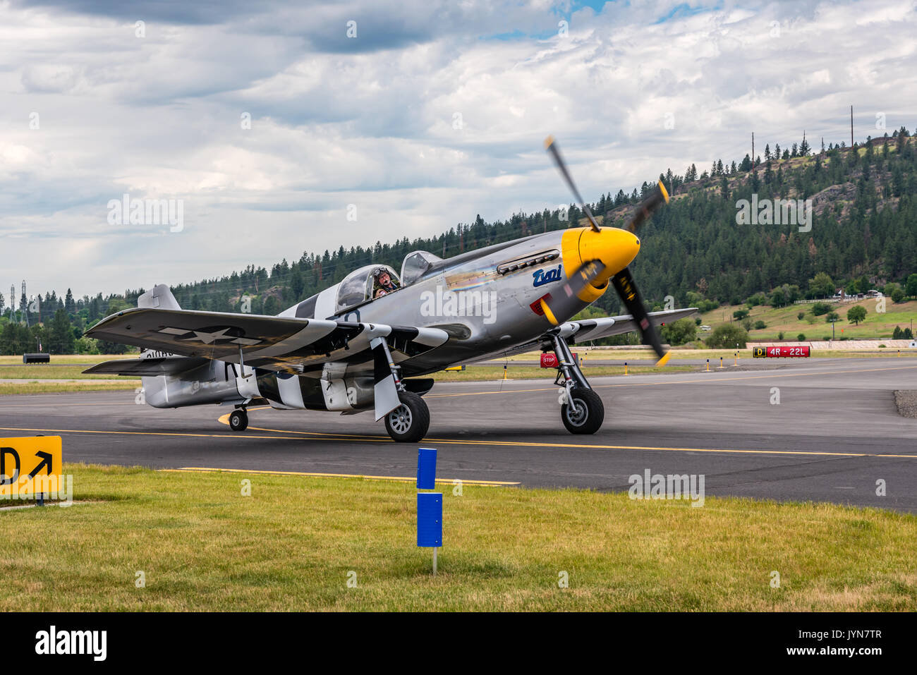 North American Aviation P-51 Mustang Stock Photo - Alamy