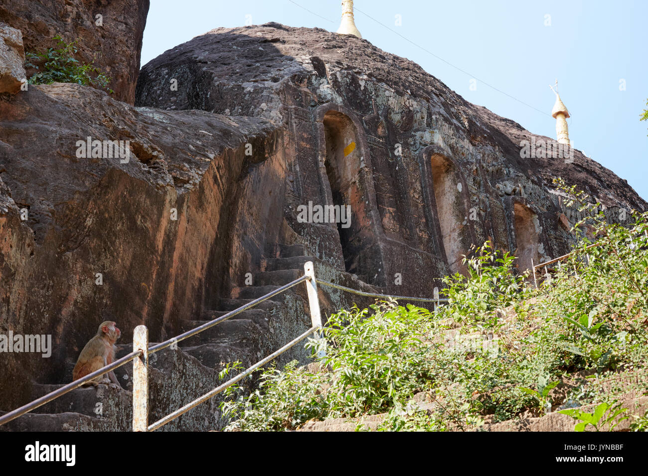 Phowintaung (Hpowindaung, Powintaung, Po Win Taung) Buddhist Cave ...