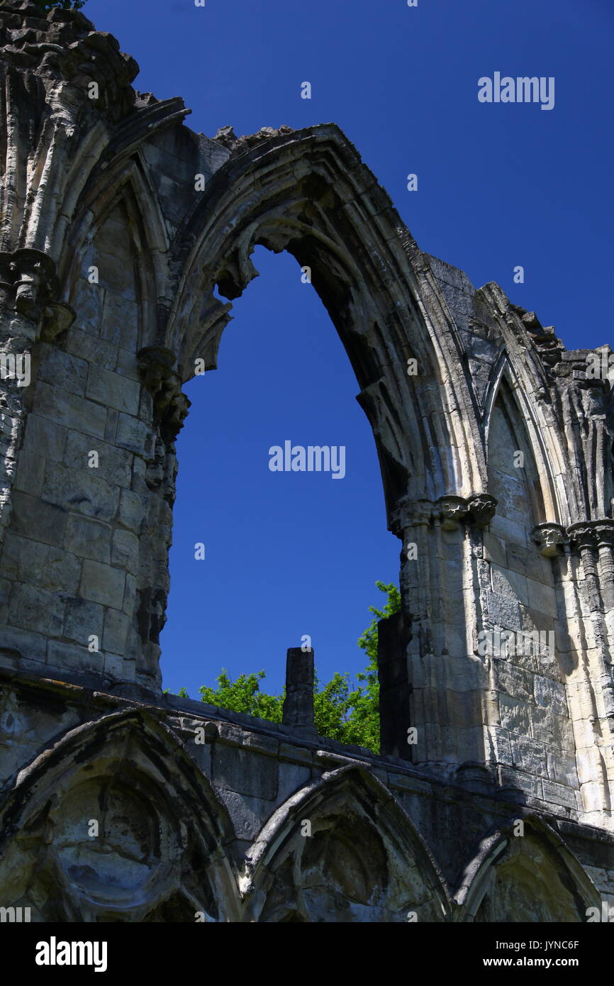 St Mary's Abbey, York Stock Photo - Alamy