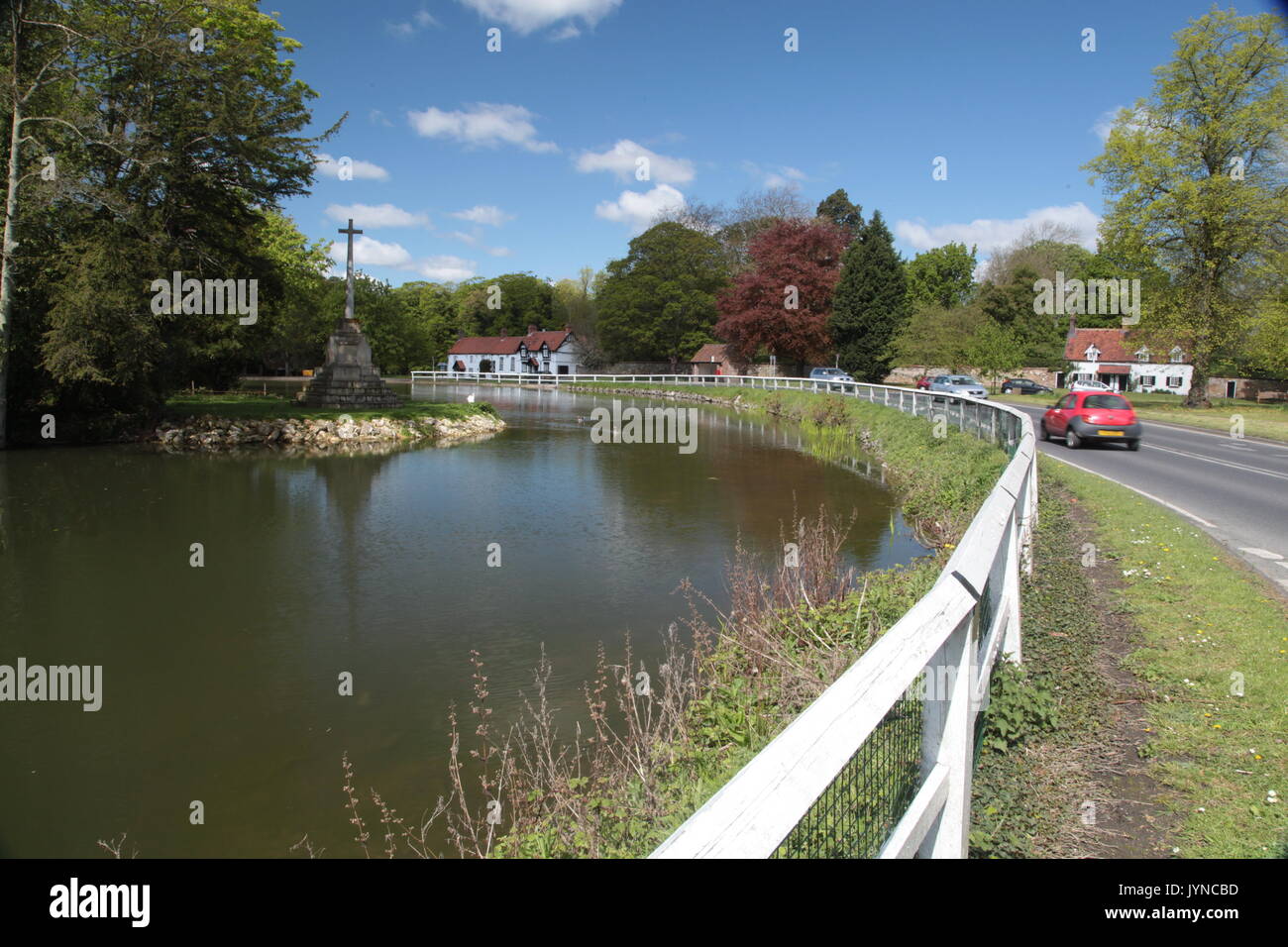 Village integrated into the landscape hi-res stock photography and ...