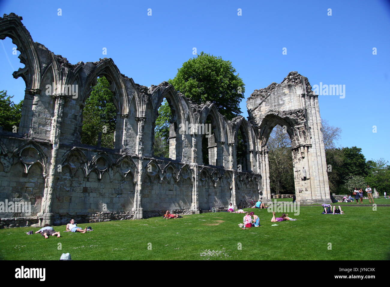St Mary's Abbey, York Stock Photo - Alamy