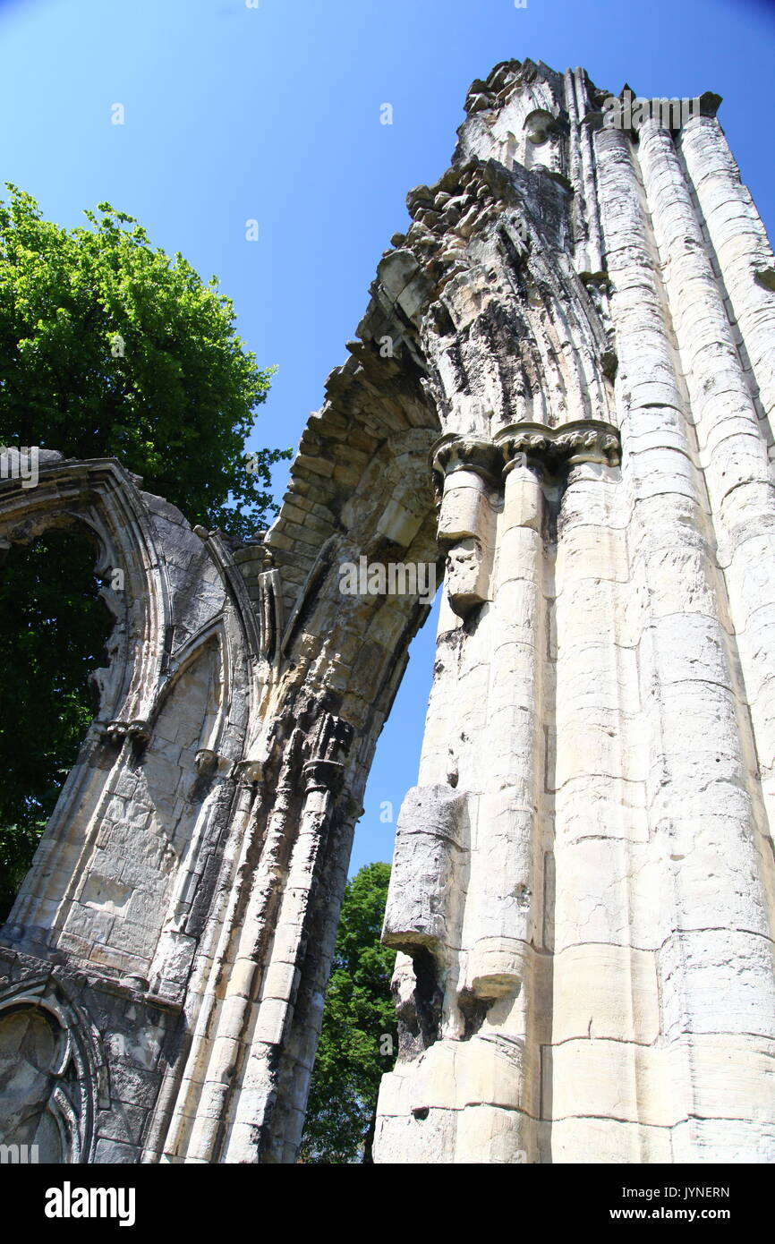 St Mary's Abbey, York Stock Photo - Alamy