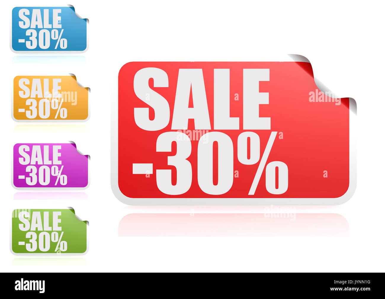 Sale set thirty percent hi-res stock photography and images - Alamy