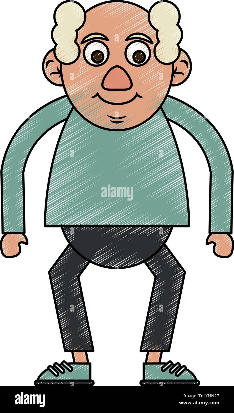 old man vector illustration Stock Vector Image & Art - Alamy