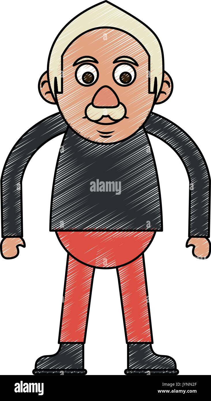 old man vector illustration Stock Vector Image & Art - Alamy