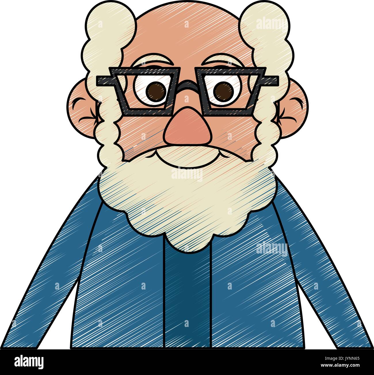 old man vector illustration Stock Vector Image & Art - Alamy