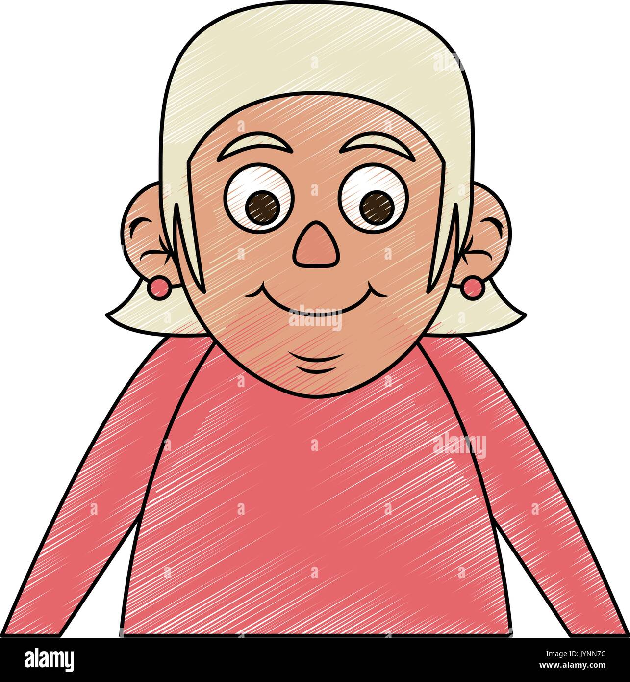 old woman vector illustration Stock Vector Image & Art - Alamy