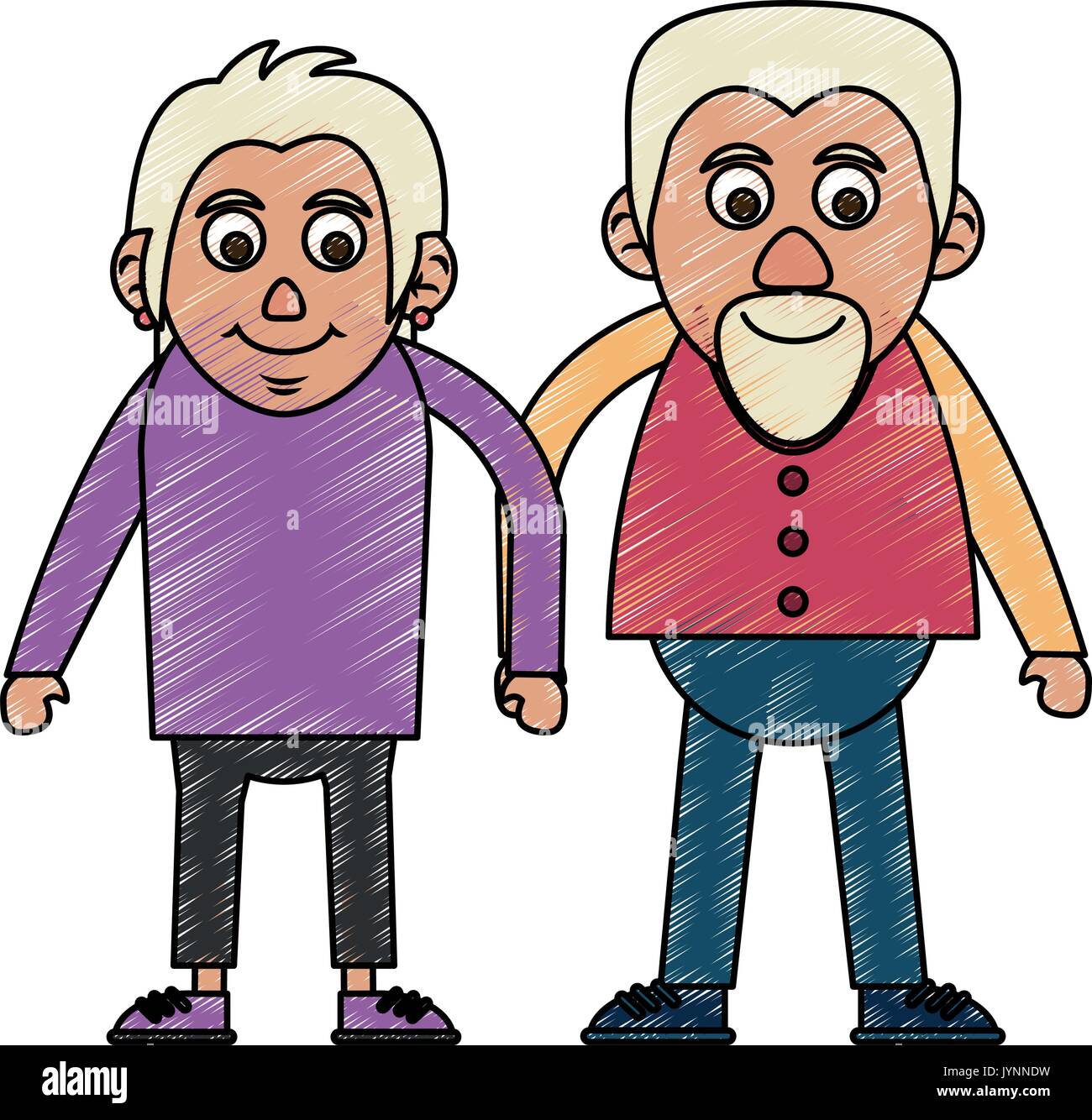 couple vector illustration Stock Vector Image & Art - Alamy