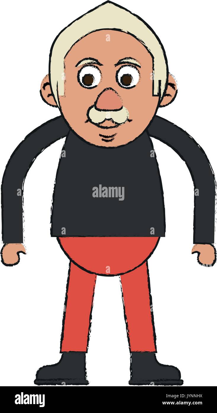 old man vector illustration Stock Vector Image & Art - Alamy