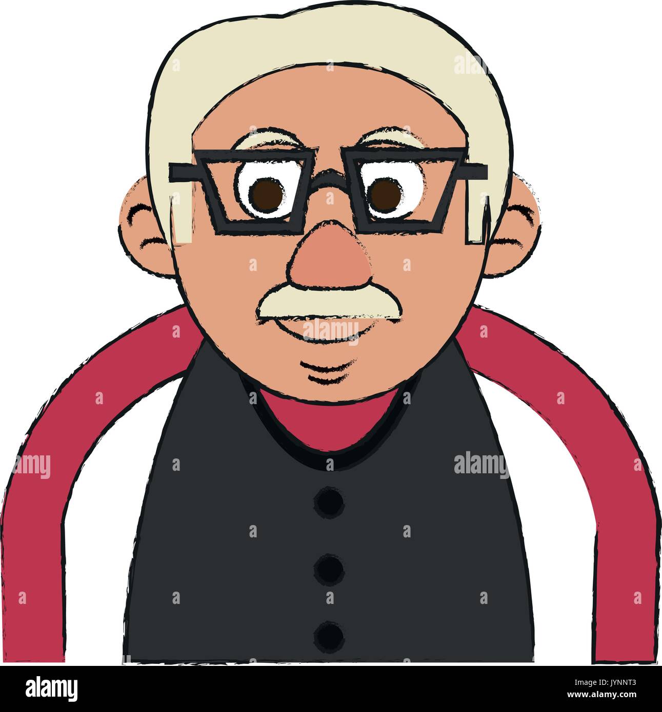 old man vector illustration Stock Vector Image & Art - Alamy