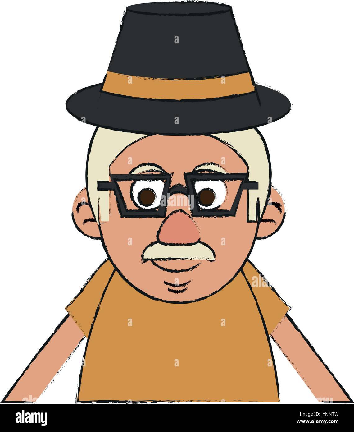 old man vector illustration Stock Vector Image & Art - Alamy