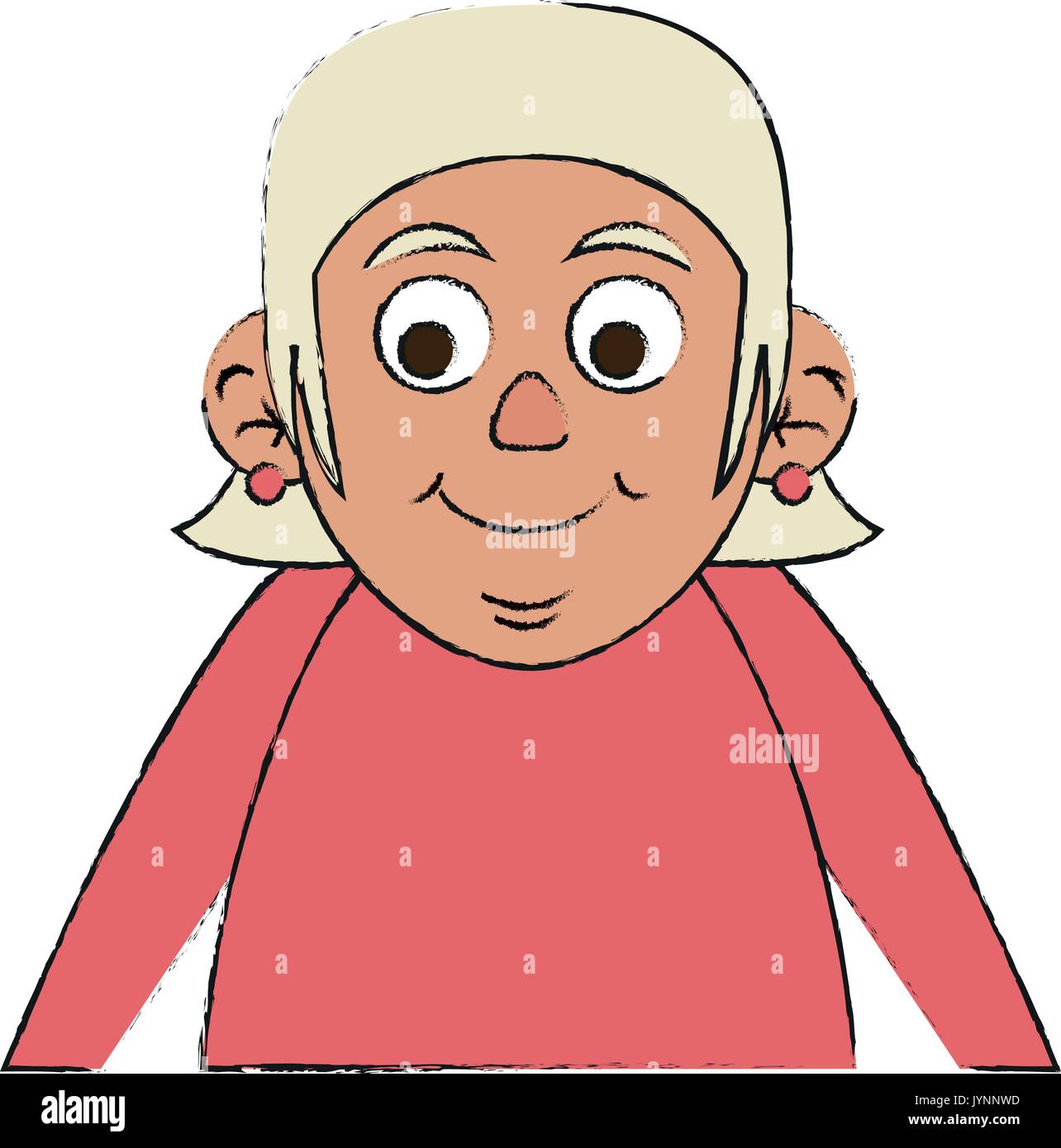old woman vector illustration Stock Vector Image & Art - Alamy