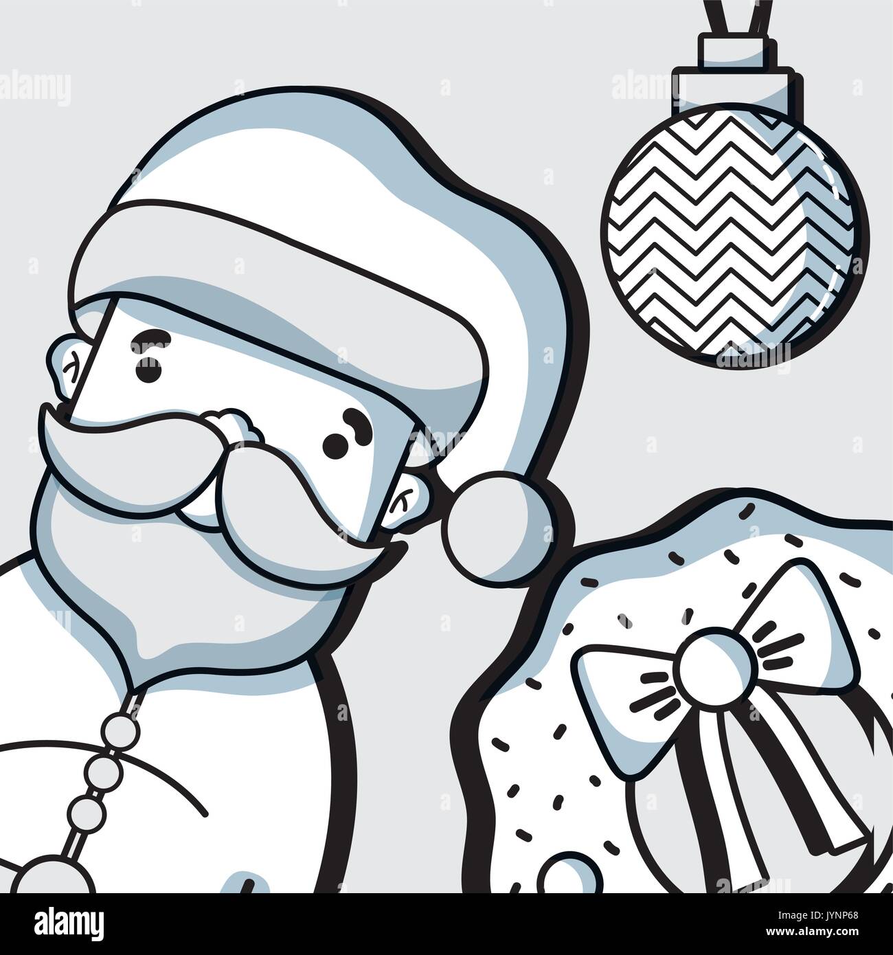 merry christmas celebration in december with decoration design Stock ...