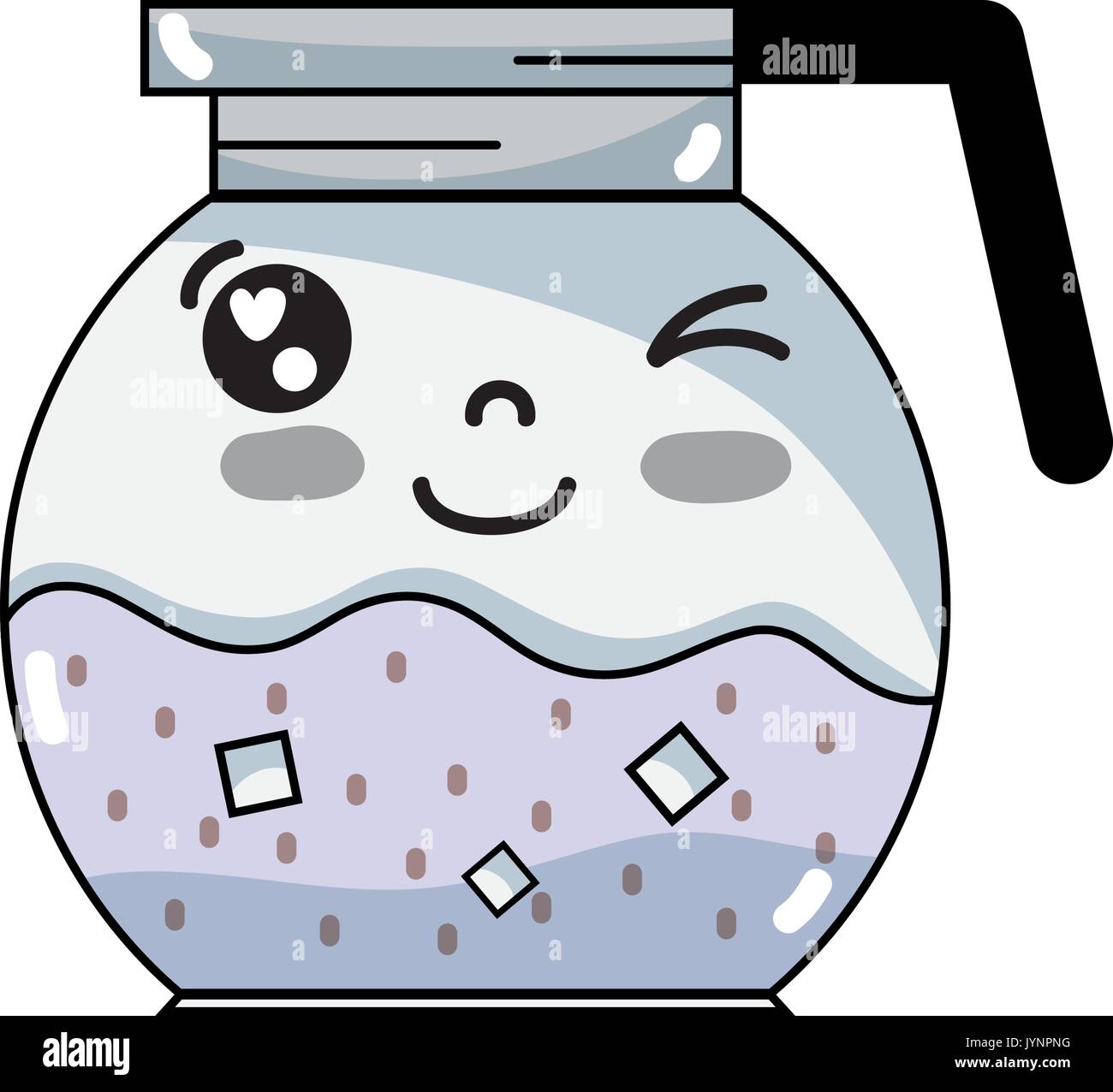 kawaii cute funny refreshness in the jar Stock Vector Image & Art - Alamy