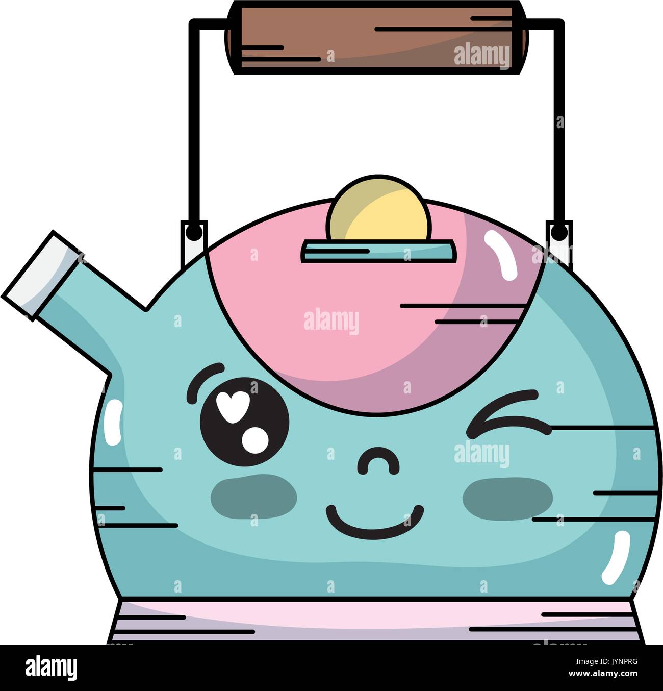 Funny Teapot Stock Vector Images - Alamy