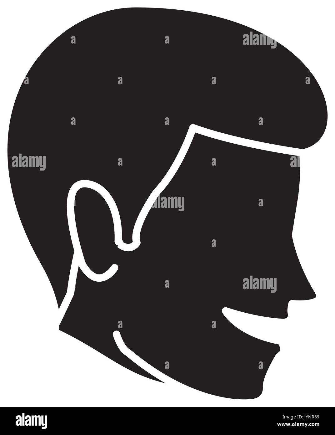 happy man wedding groom face profile Stock Vector Image & Art - Alamy