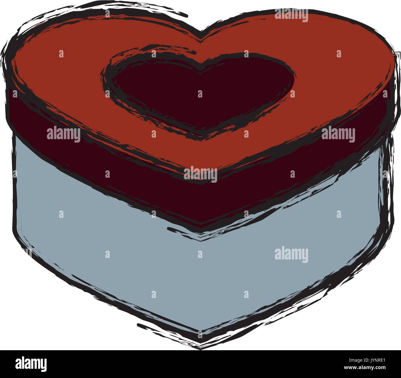 love heart romantic passion symbol Stock Vector Image & Art - Alamy