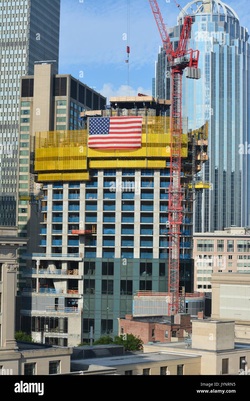 A skyscraper under construction in Boston, MA Stock Photo - Alamy